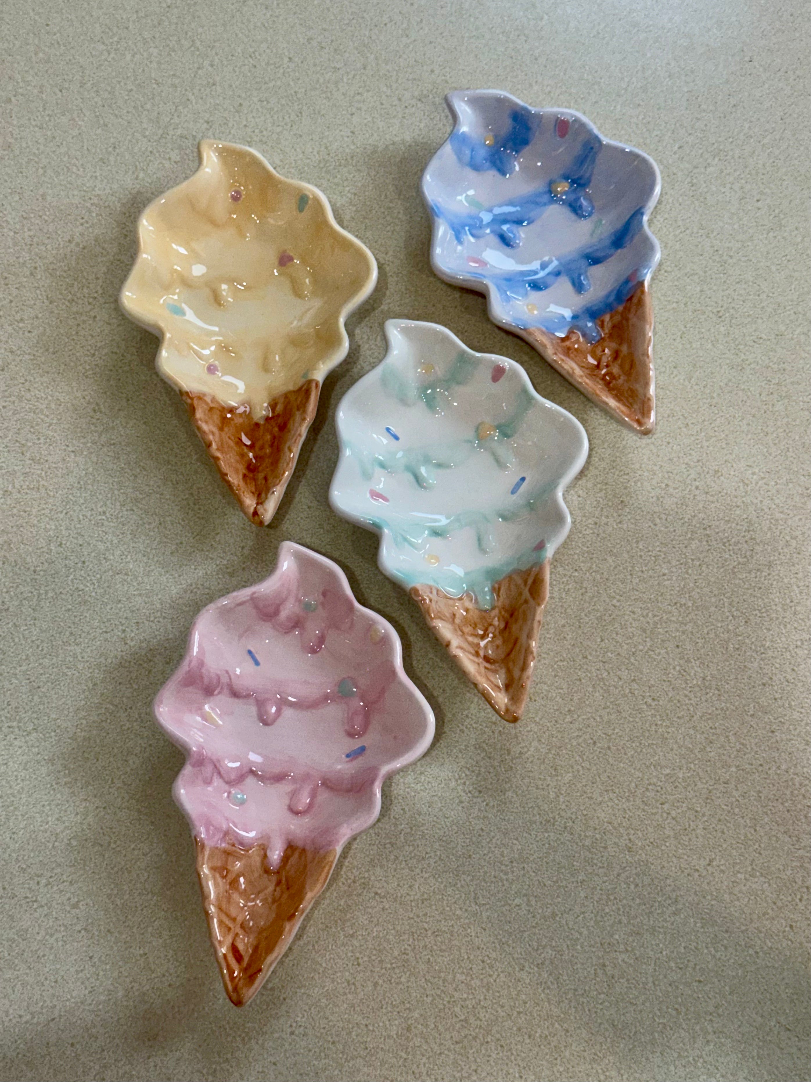 Ceramic Ice Cream Cone Plate – With Love Home Goods